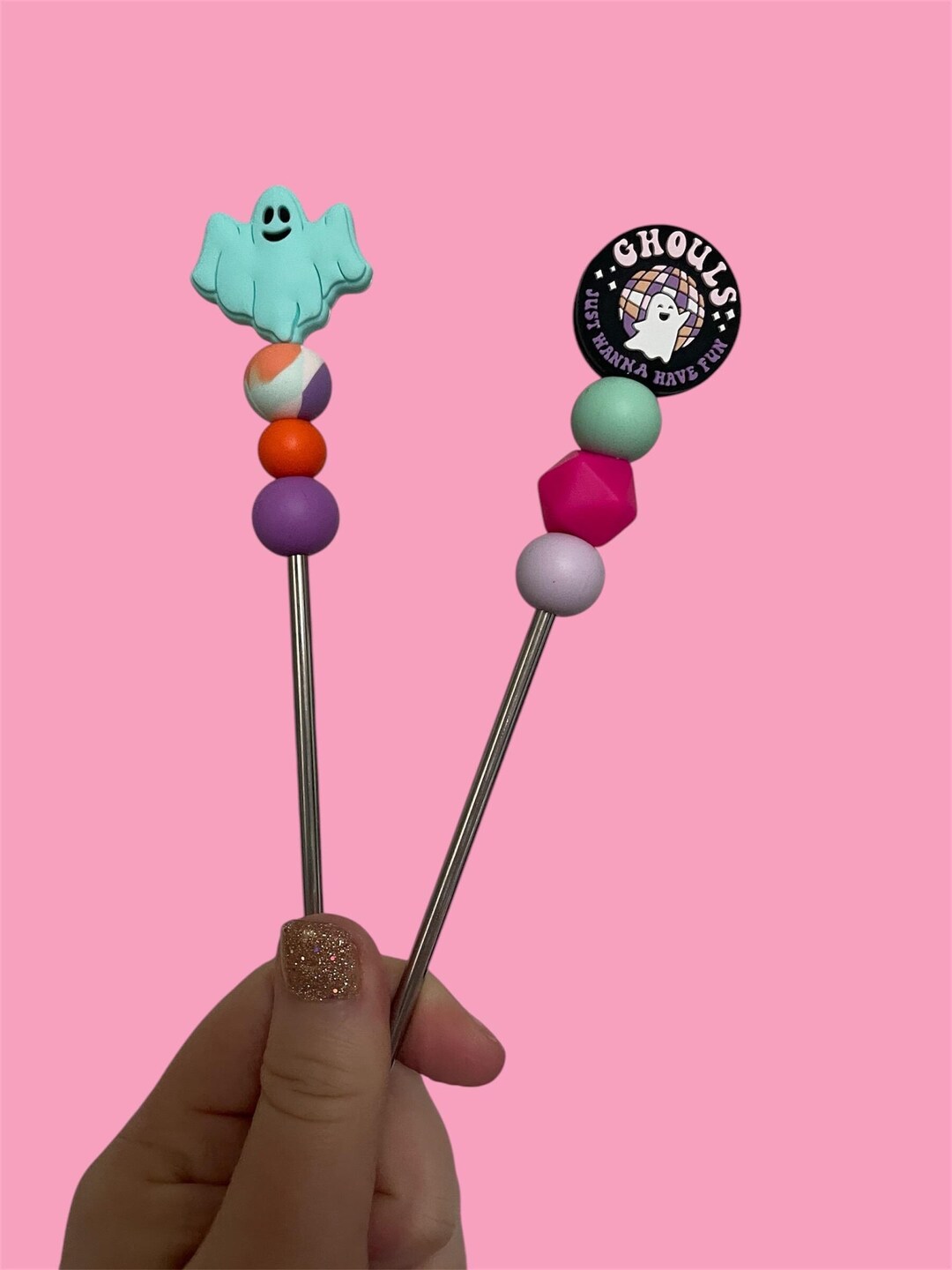 Amigurumi Sticks, Amigu Sticks, Halloween, Silicone Beads. Crochet ...