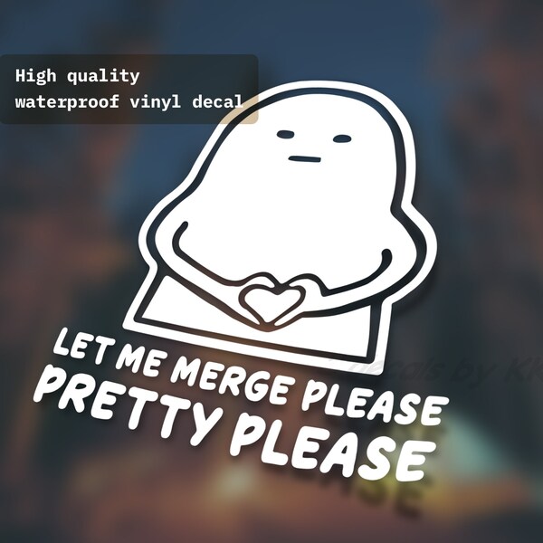 Car Decals Let Me Merge - Etsy