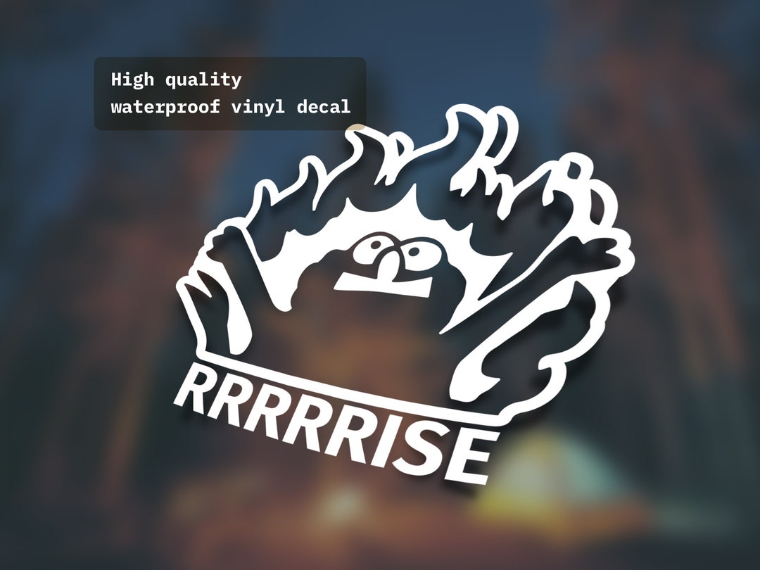 Hellmo Rise Meme Sticker | Funny Vinyl Decal| Decal Laptop MacBook Car ...