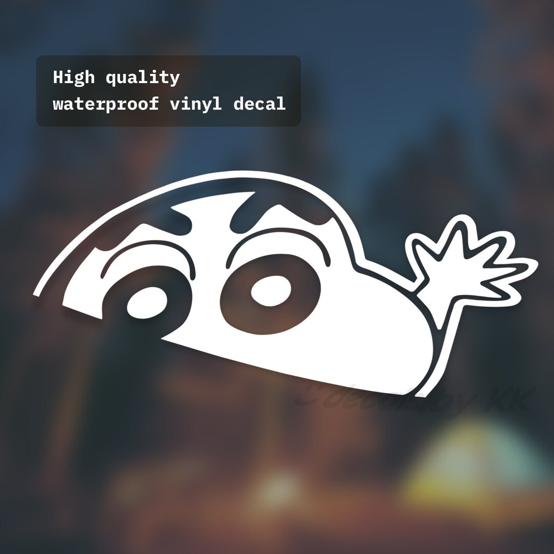 Crayon Shin Chan Hi Peeking Cute Sticker Japanese Anime - Etsy