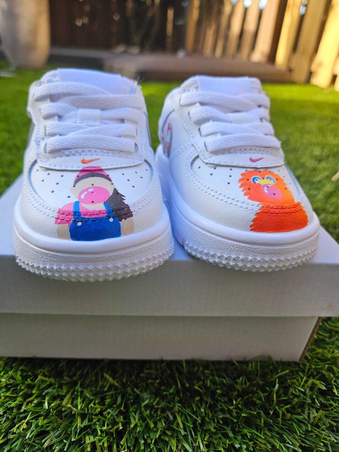 Pink Ms. Rachel Toddler Nike Af1s | Custom Hand-painted Shoes for Girls ...