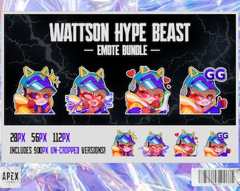 Wraith Void Prowler Apex Legends Chibi Emotes for Twitch, Discord, and ...