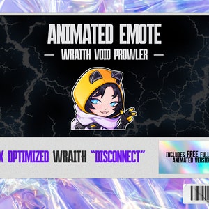 Animated Wraith Void Prowler Apex Legends Chibi Disconnect Emote for ...