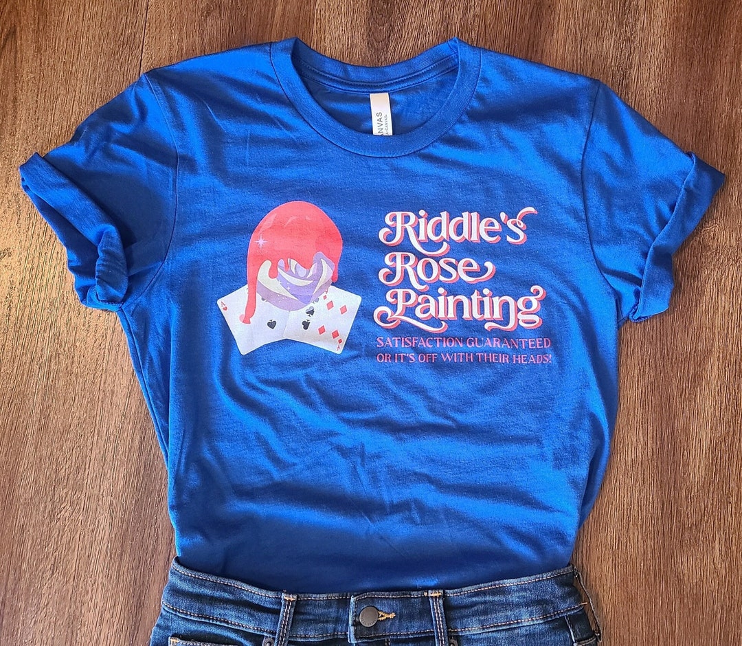 Riddle's Rose Painting Shirt - Etsy