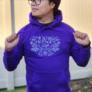 Mostro Lounge Embroidered Hoodie, Twisted Wonderland Hoodie, Disney ...