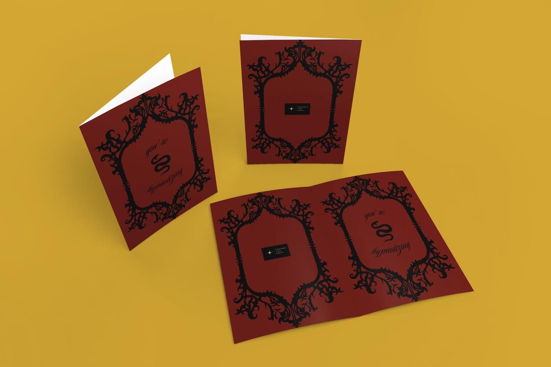 Jamil Viper Greeting Card, Twisted Wonderland Card, Disney Twisted ...