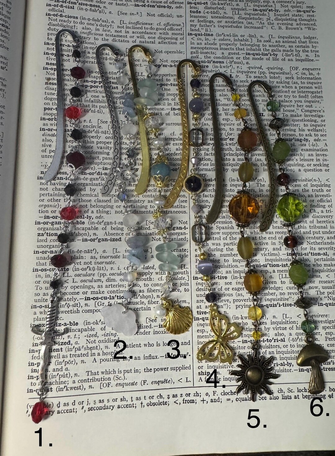 Small Hook Bookmark | Beltane - Etsy