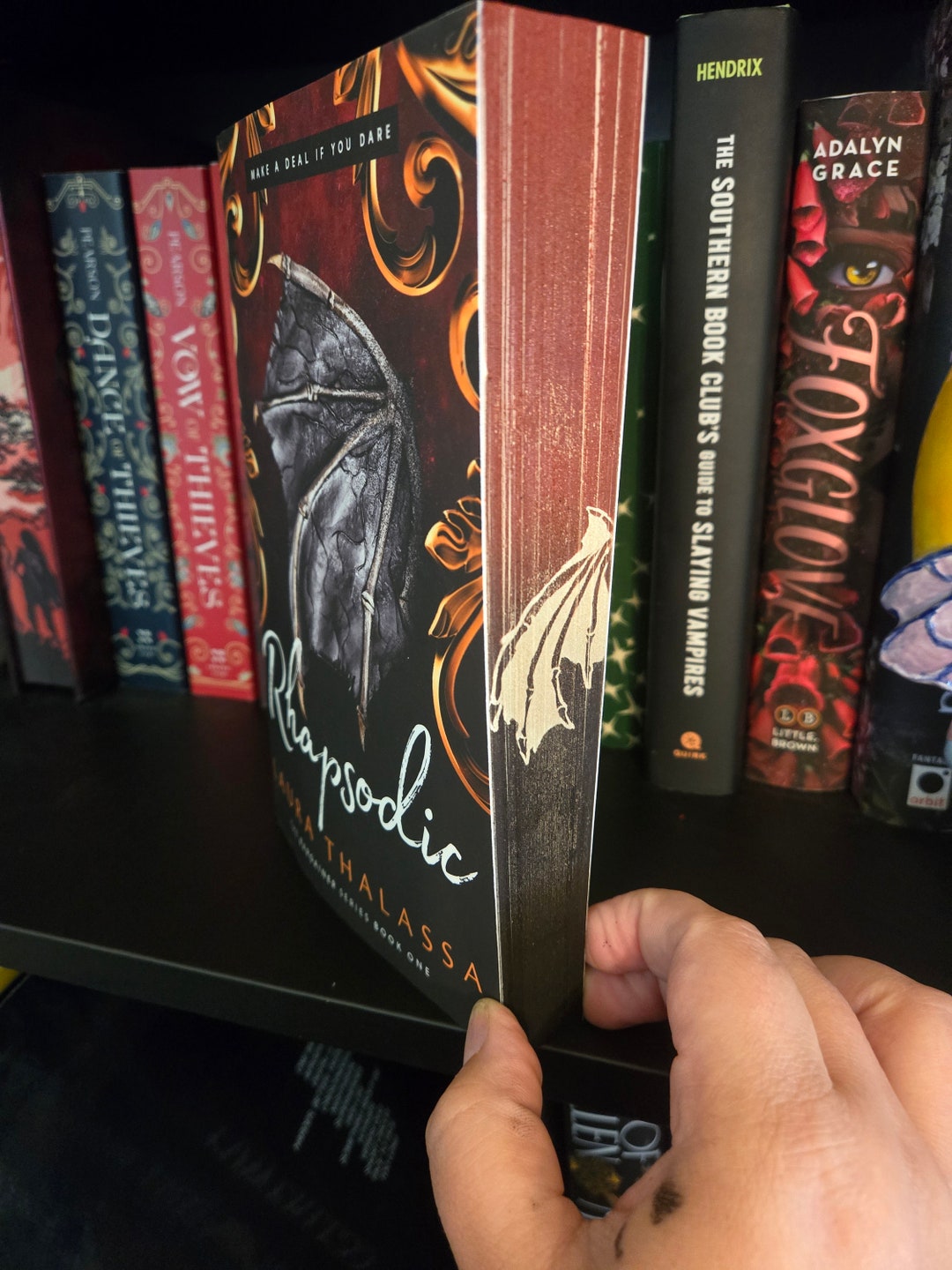 Rhapsodic L Laura Thalassa L Sprayed Edges L Special Edition L Special ...