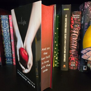 Twilight L Stephenie Meyer L Sprayed Edges L Hard Back L Custom Made - Etsy
