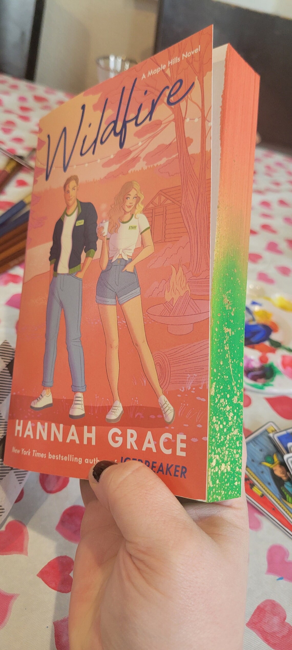 Wildfire Icebreaker Sprayed Edges Hannah Grace Custom Made Paperback - Etsy