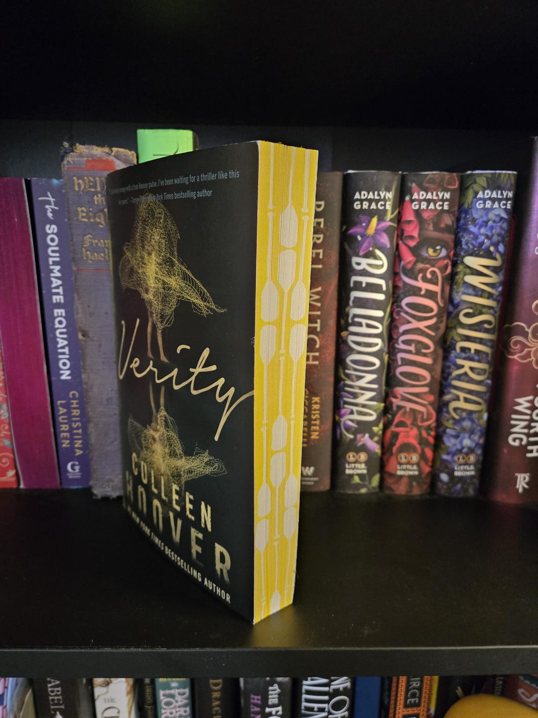 Verity L Colleen Hoover L Sprayed Edges L Stenciled Edges L Special ...