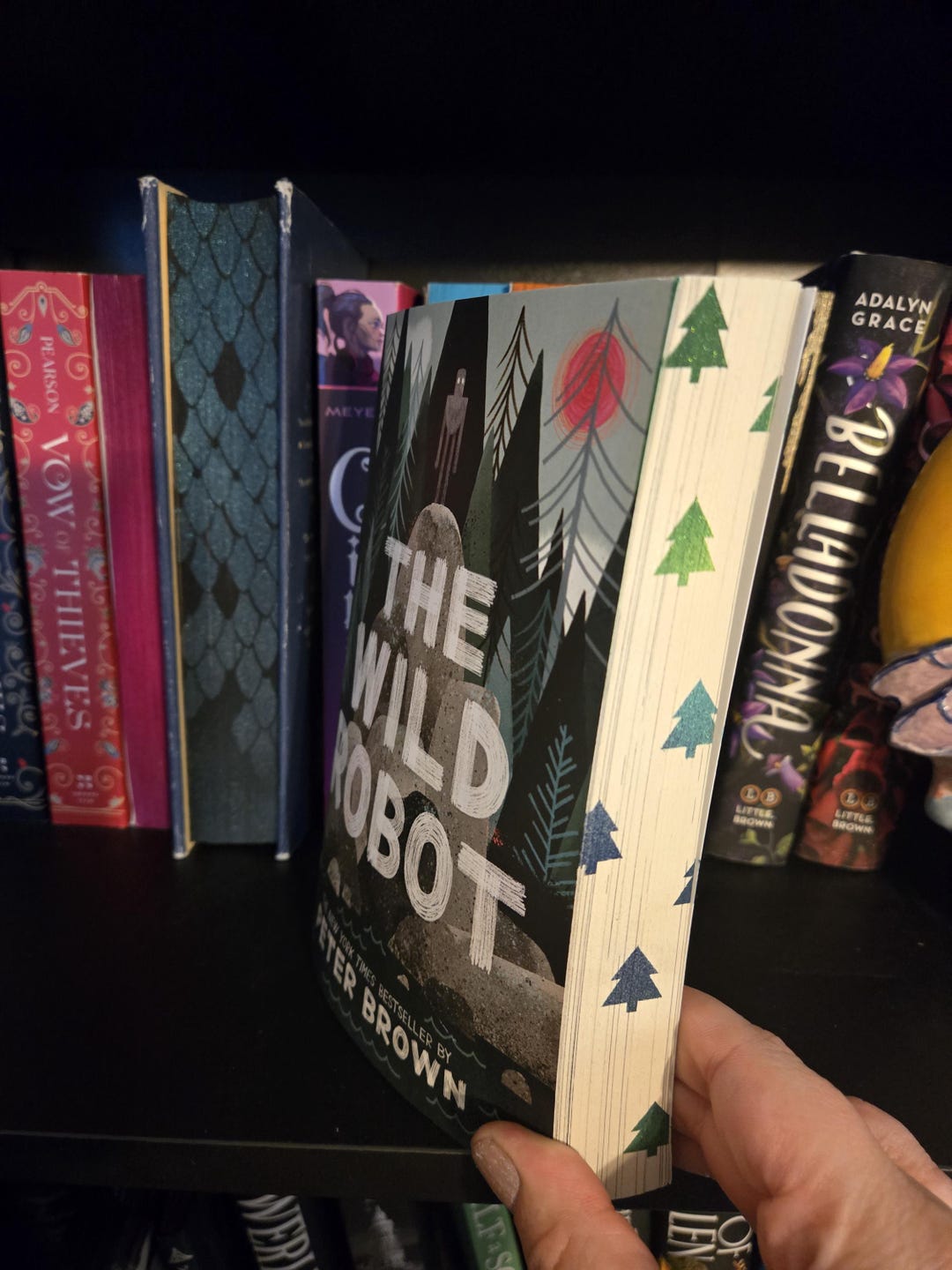 The Wild Robot L Peter Brown L Sprayed Edges L Paperback - Etsy