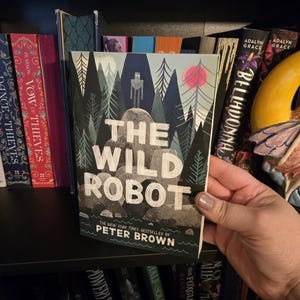 The Wild Robot L Peter Brown L Sprayed Edges L Paperback - Etsy