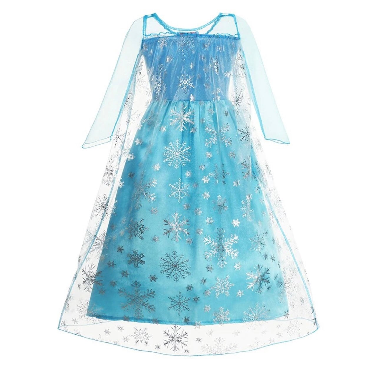 Elsa Princess Costume Fancy Dress Girls Kids Queen Halloween Prom ...