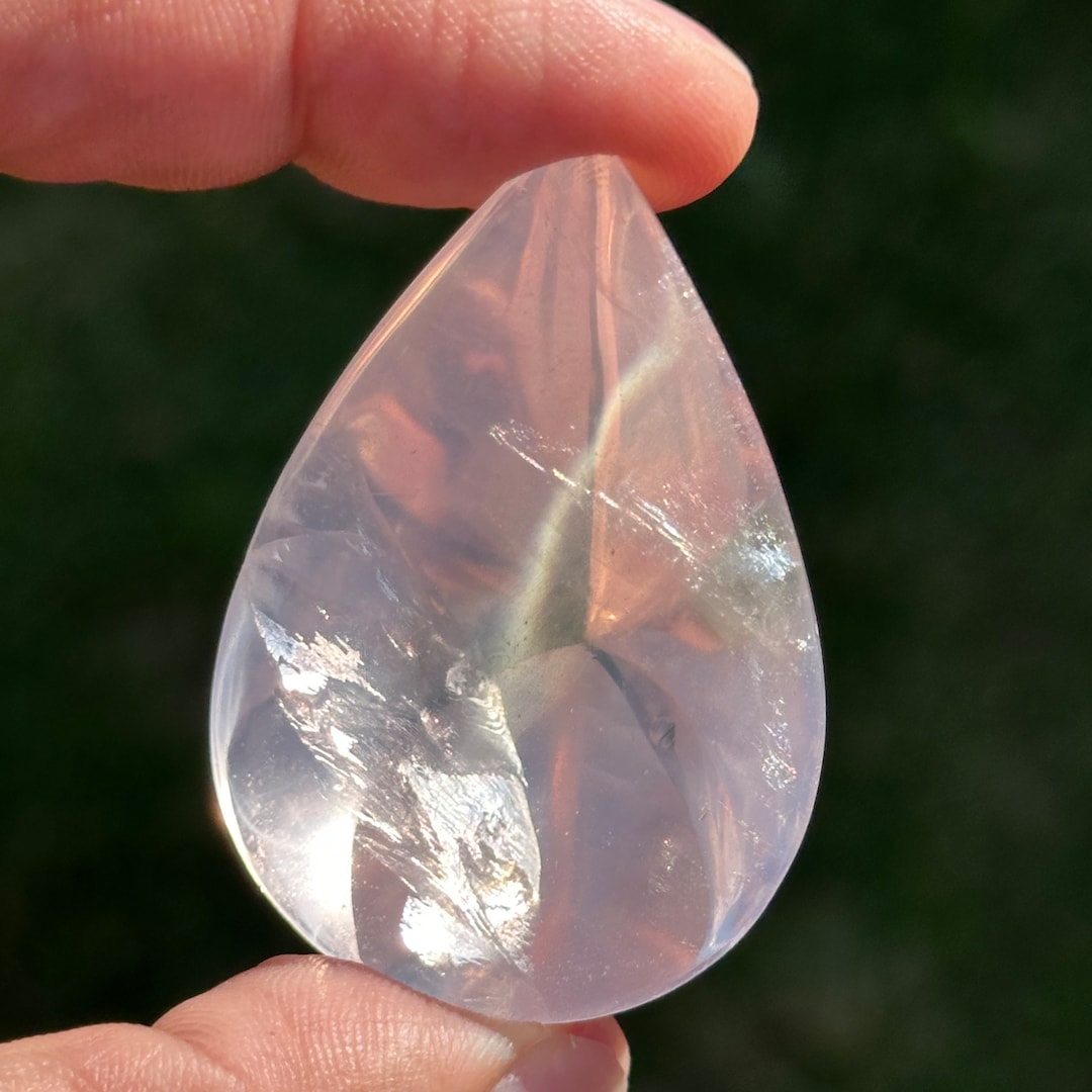 Star Rose Quartz HQ Gem With Asterisms Pink Crystal 175 Ct. - Etsy
