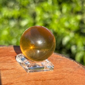 Madagascan Star Citrine Sphere High Quality Gemstone Asterism ...