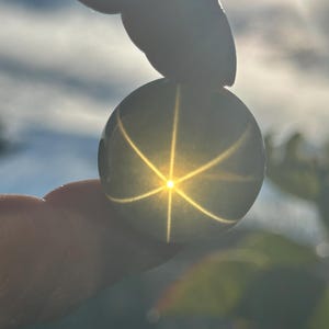 Madagascan Star Citrine Sphere High Quality Gemstone Asterism ...