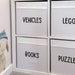 Toys Storage Labels for Ikea Kallax Drona Trofast Storage, Nursery Draw ...