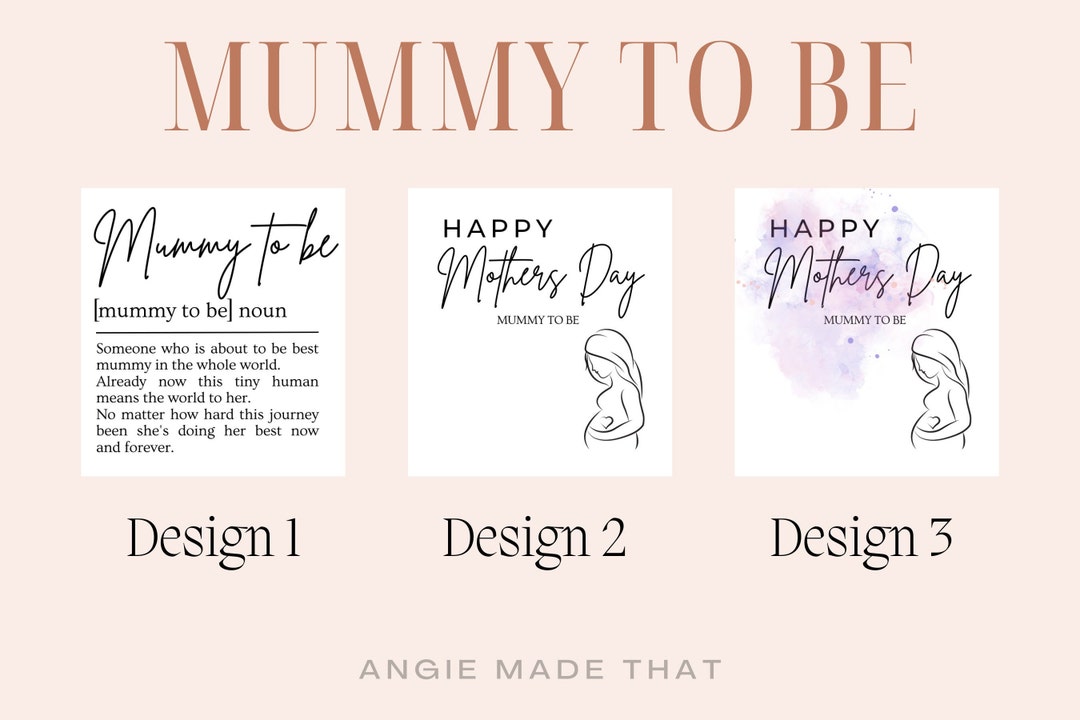 Mummy to Be Definition Label, Mummy to Be Personalised Gift, Mummy to ...
