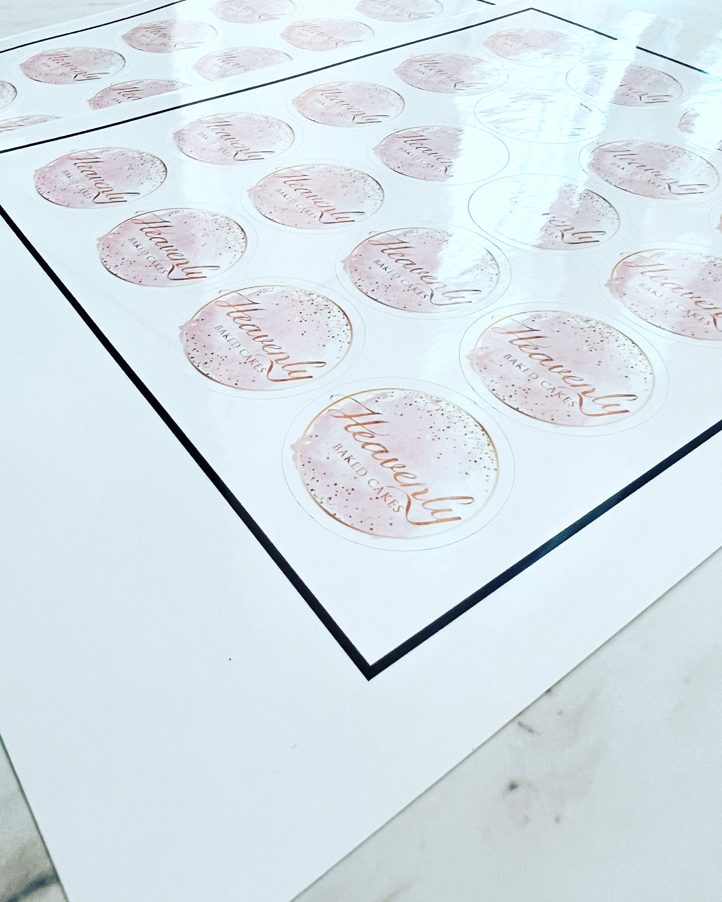 Logo Stickers Logo Stickers Sheet Round Sticker Label Logo - Etsy UK