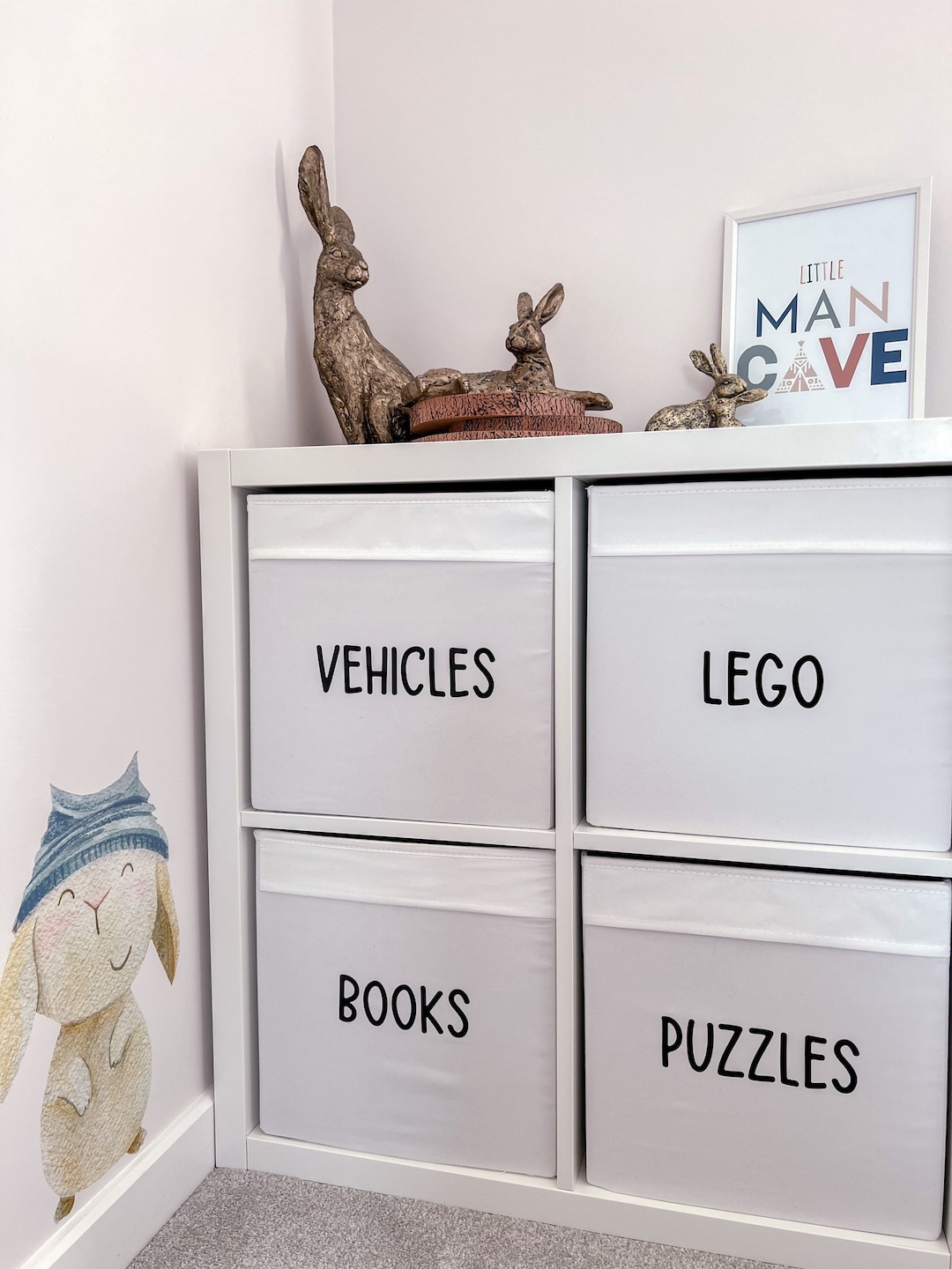 Toys Storage Labels for Ikea Kallax Drona Trofast Storage, Nursery Draw ...