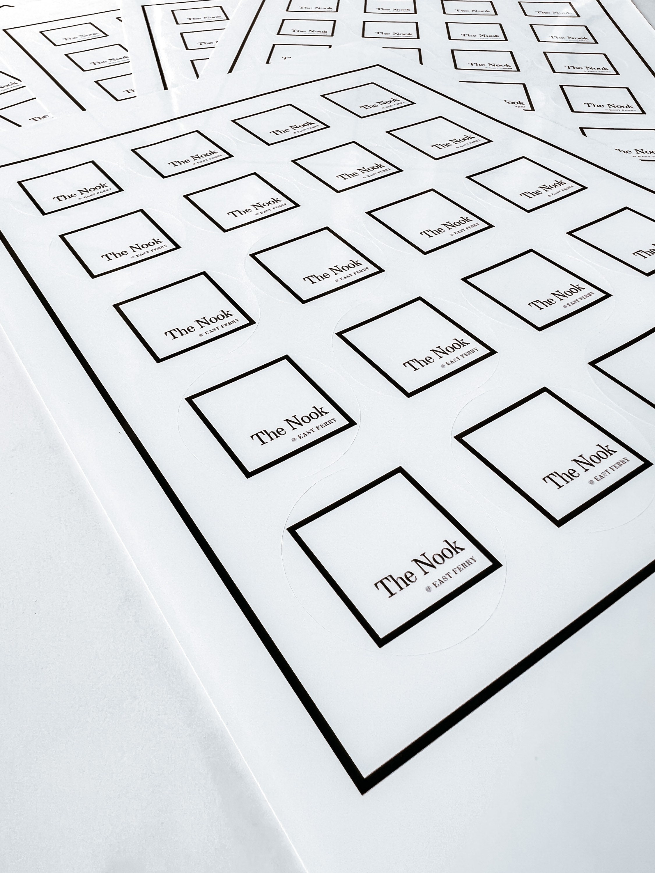 Logo Stickers Logo Stickers Sheet Round Sticker Label Logo - Etsy UK