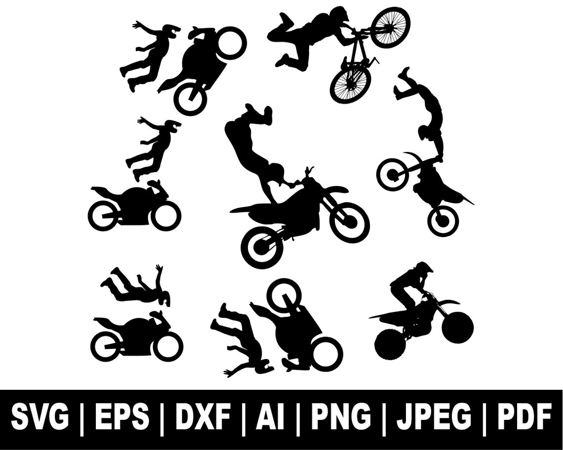 Motocross Rider Svg Bundle Motocross Svg Racing Svg Biker - Etsy Canada