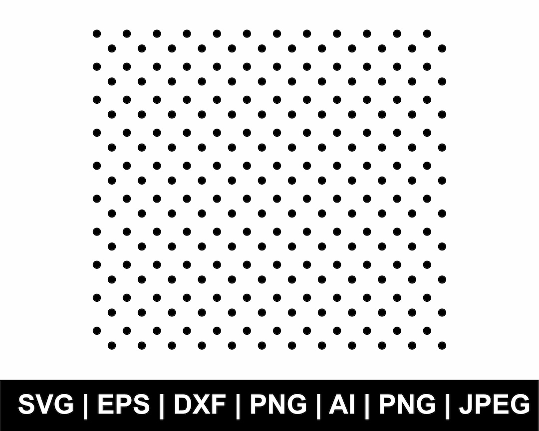 Polka Dot Pattern Svg. Polkadots Svg, Dot Pattern Svg, Animal Polkadot ...