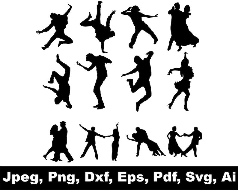 Dance Svg Bundle Dance Svg Dancing Team Svg Couple Dance - Etsy
