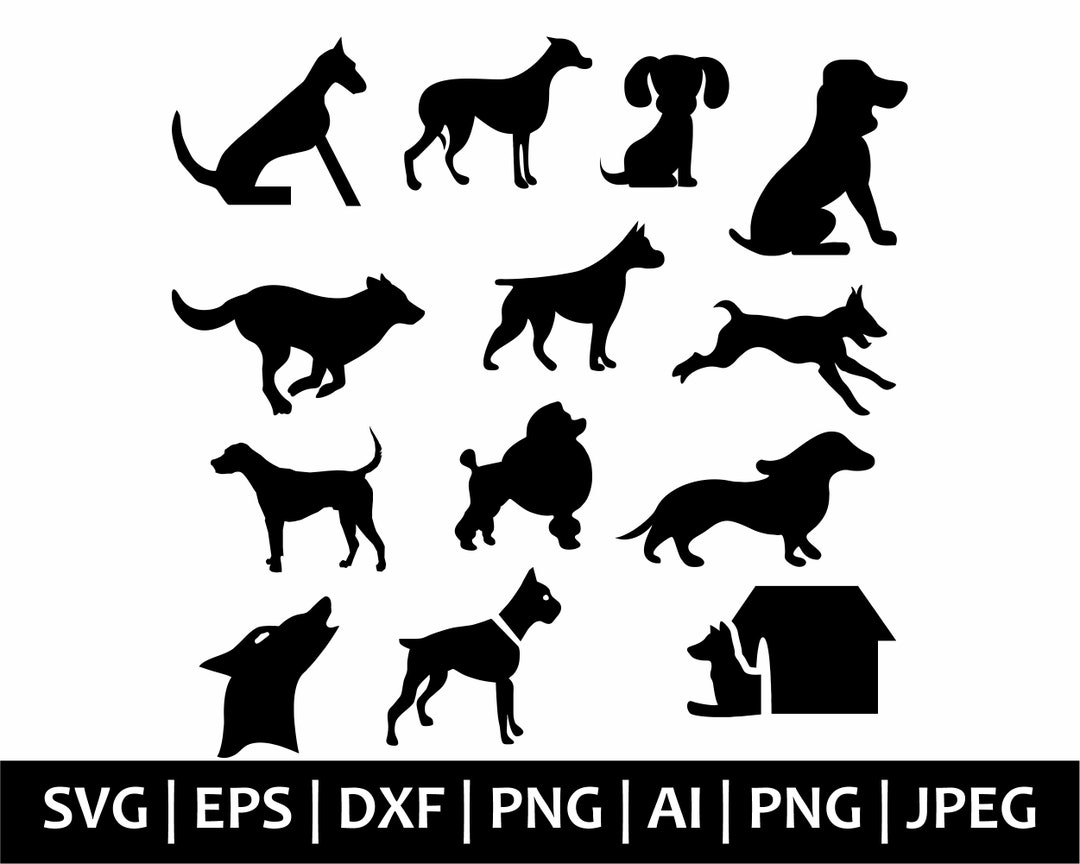 Dog Svg Dog Breed Svg Dog Silhouette Svg Dog Butt Svg Dog - Etsy