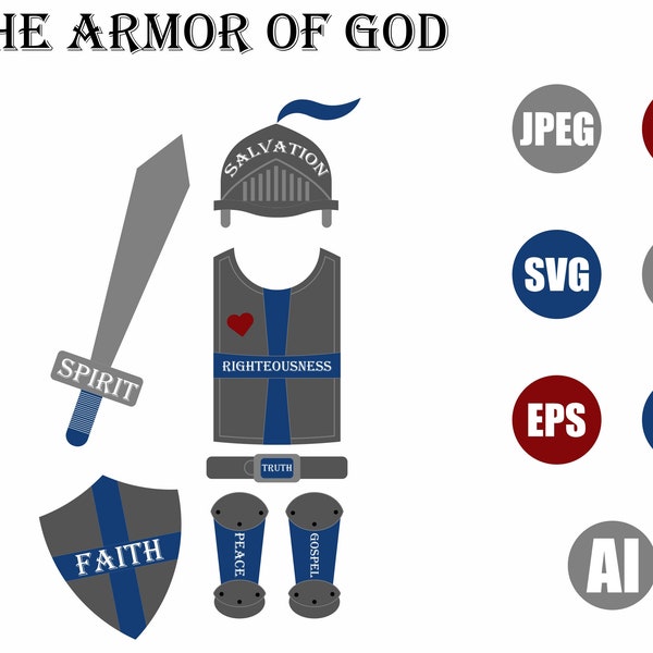 Armor of God Svg - Etsy