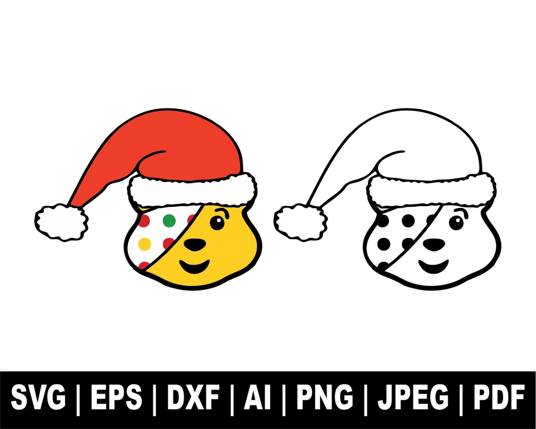 Pudsey Bear Svg, Children in Need Svg, Pudsey Bear Svg, Children Need ...