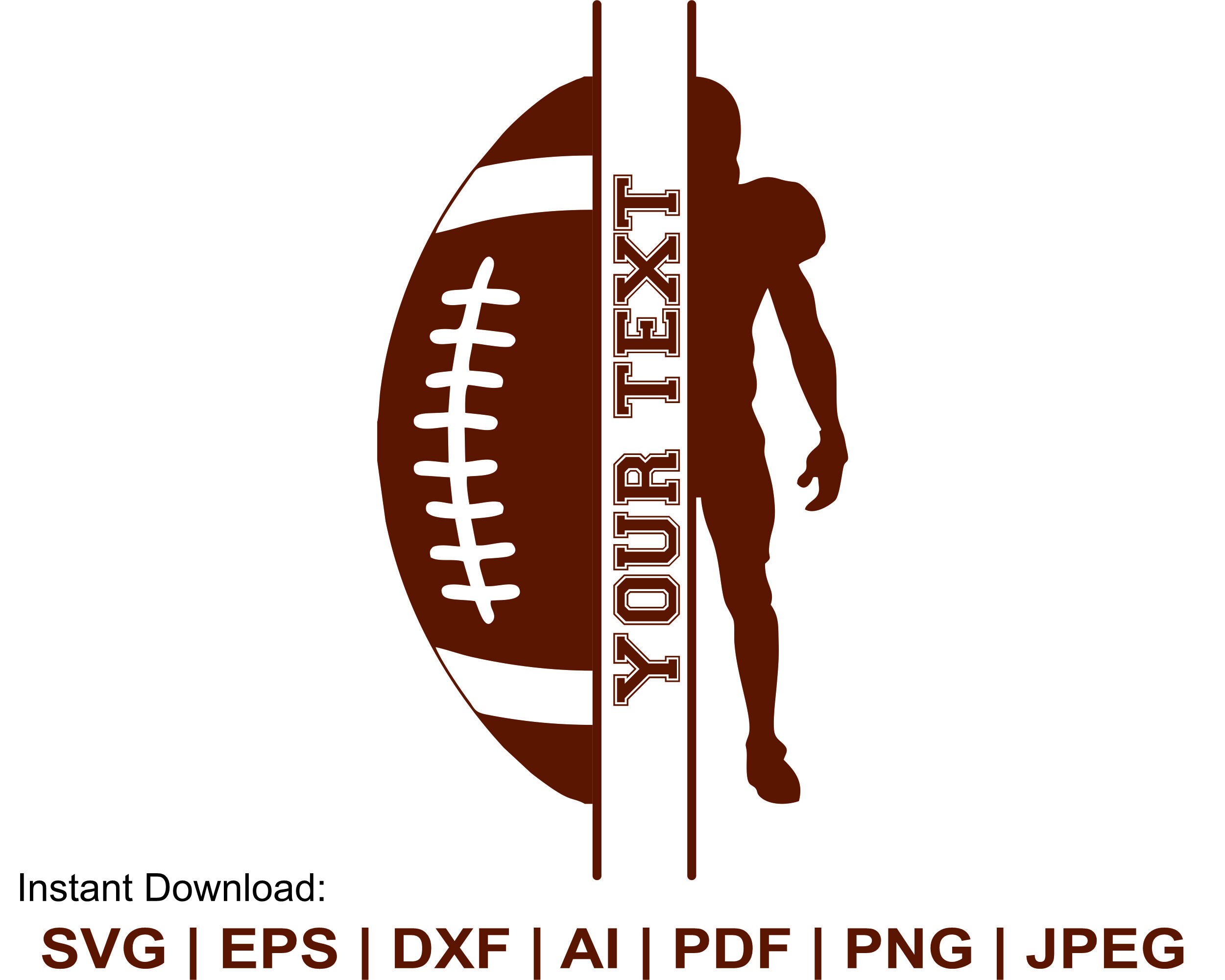 Football Svg Football Player Svg Football Name Svg Football - Etsy UK