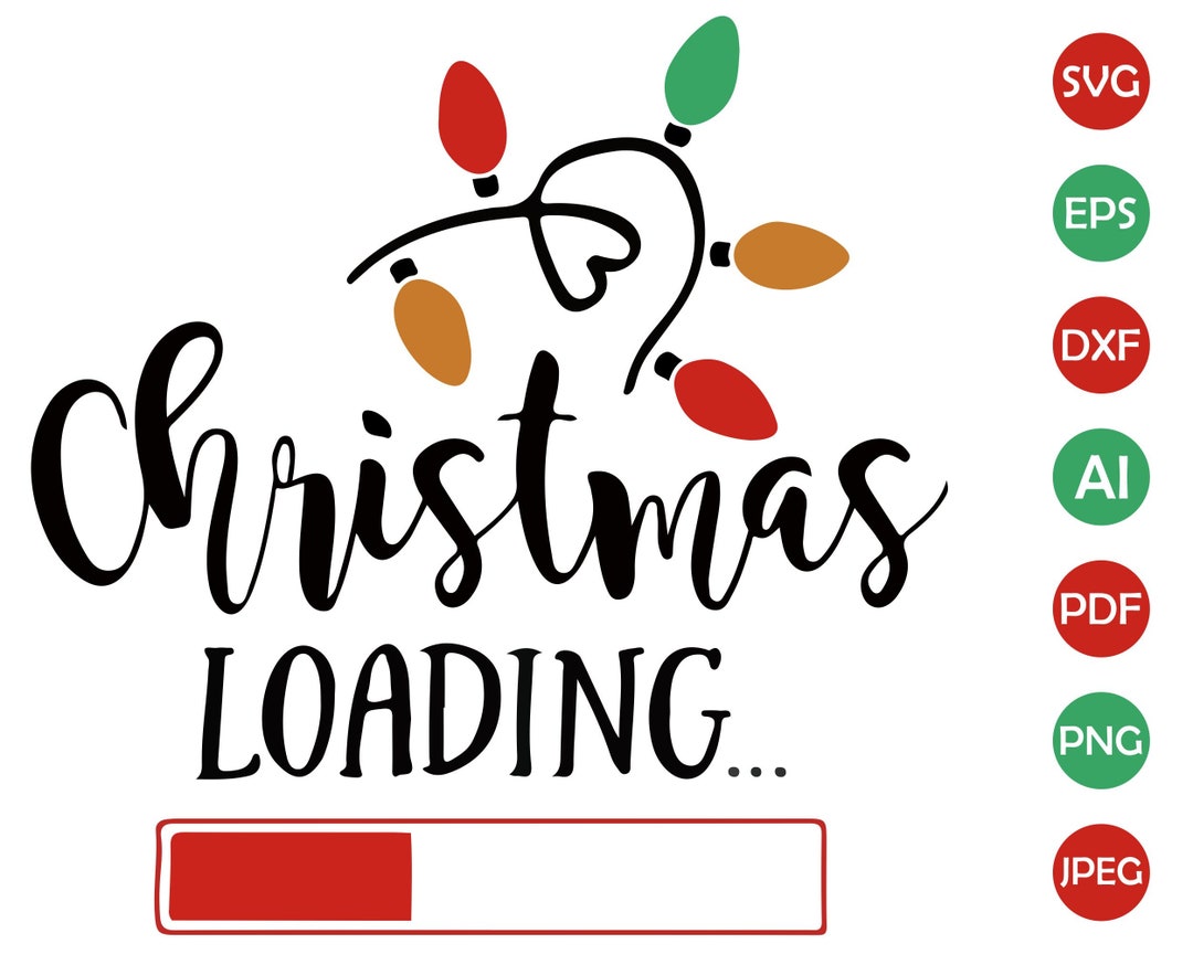 Christmas Loading Svg, Christmas Svg, Merry Christmas Svg, Winter Svg ...