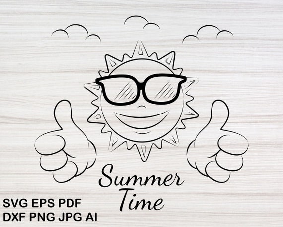 Summer Time Svg Png Pdf Summer Svg Summer T Shirt Design - Etsy