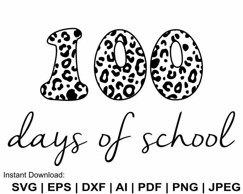 100 Days of School Svg School Svg Teacher Svg Back to - Etsy