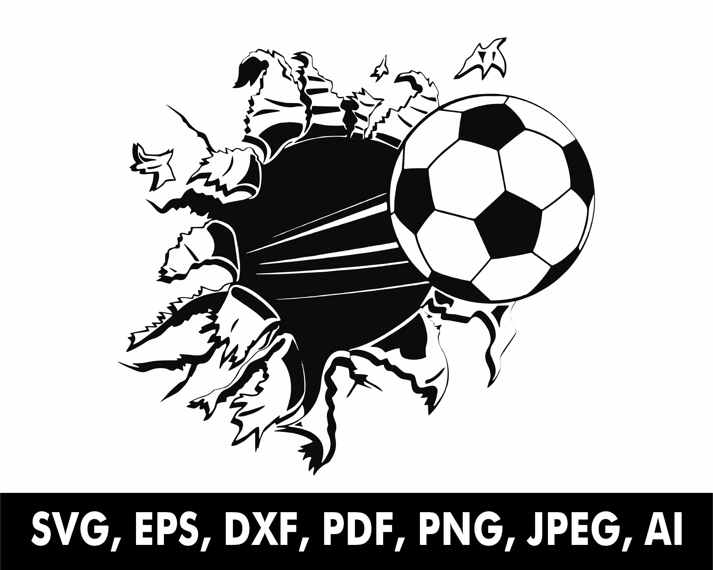 Soccer Ball Silhouette
