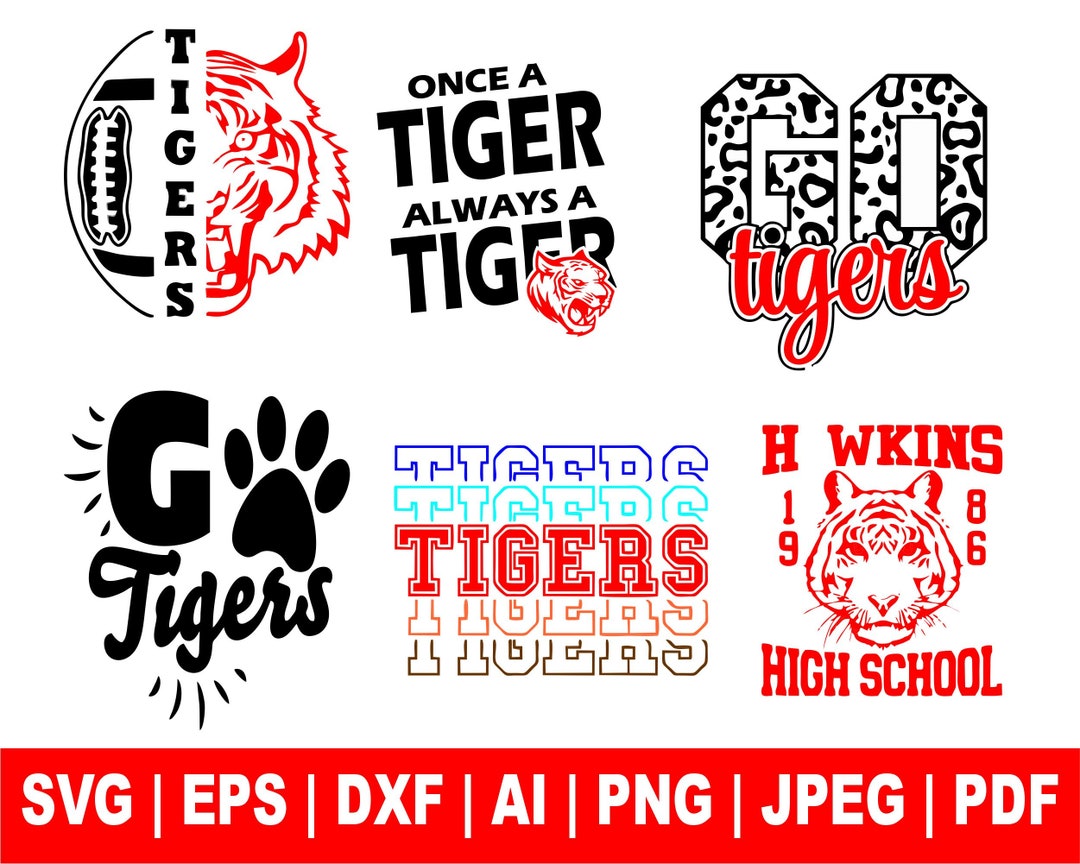 Go Tigers Svg, Paw Svg, Tigers Svg, Tiger Vibes Svg, Tigers Football Svg, Tigers Mascot Svg, Go ...