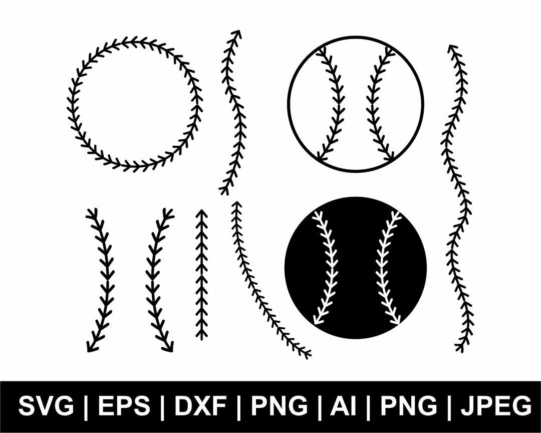 Baseball Svg, Baseball Stitches Svg, Softball Stitches Svg, Baseball ...