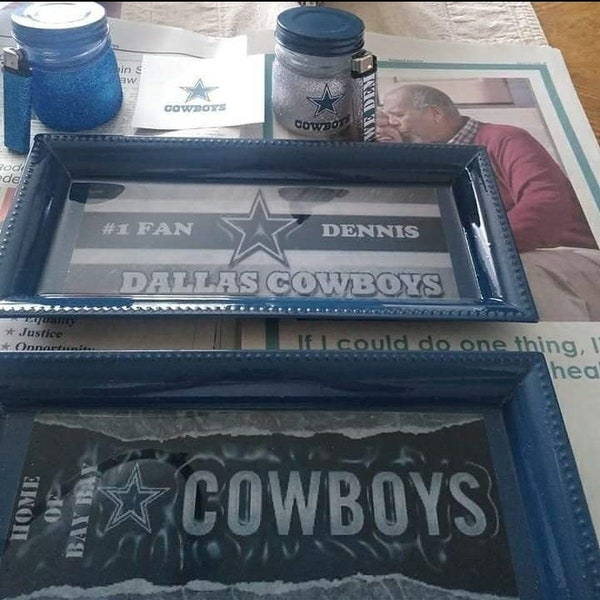 Nfl Rolling Tray - Etsy