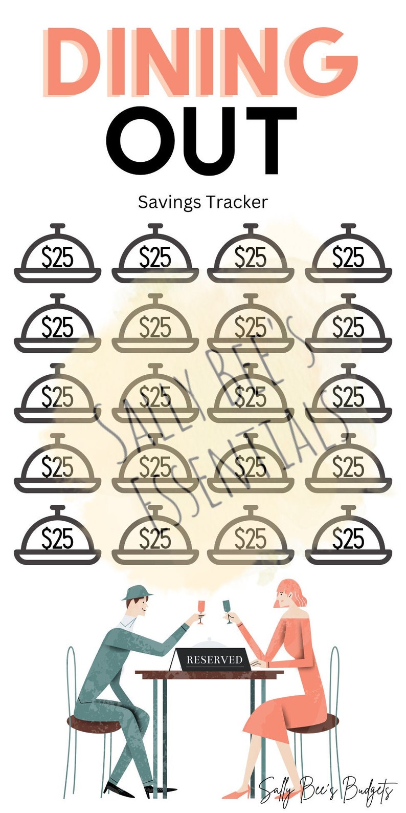 Dining Out Savings Challenge - Etsy