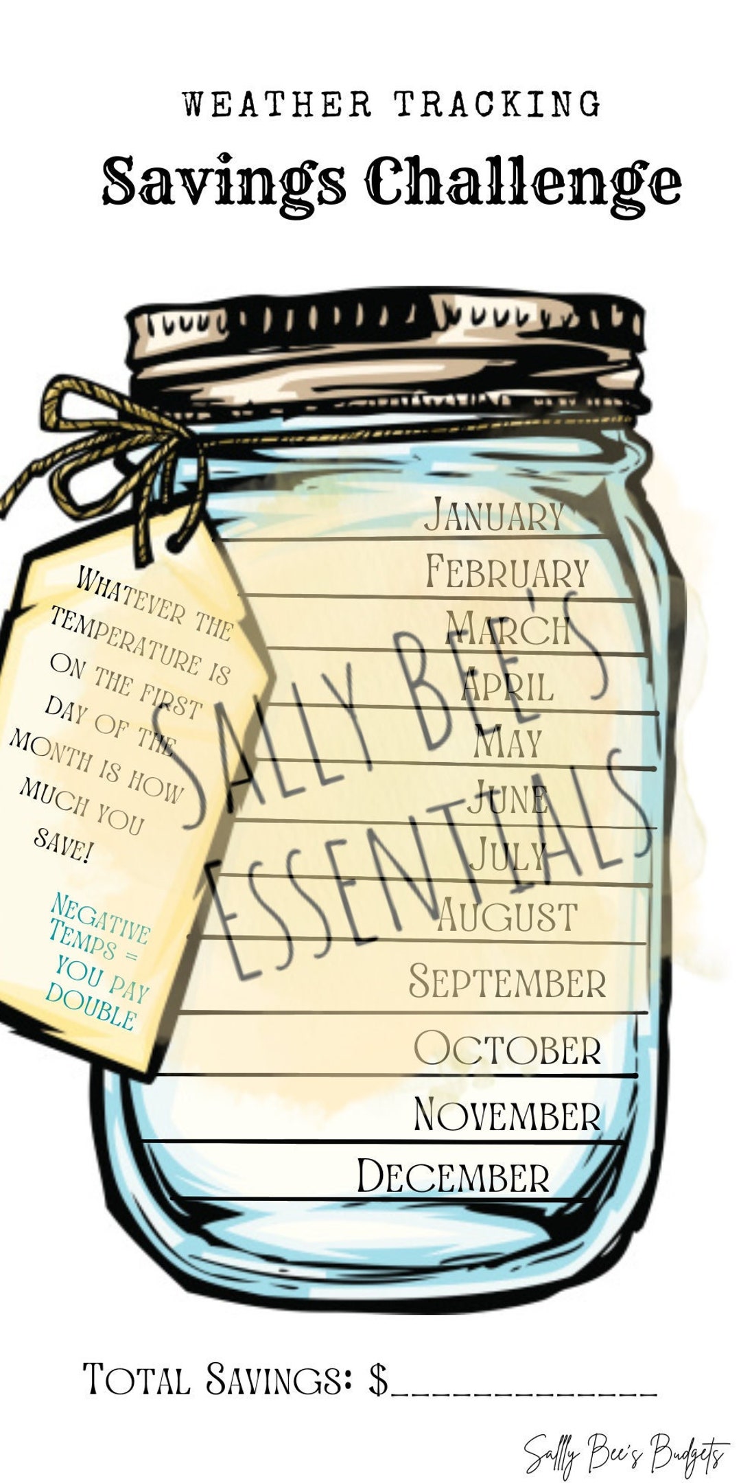 Weather Savings Challenge - Etsy