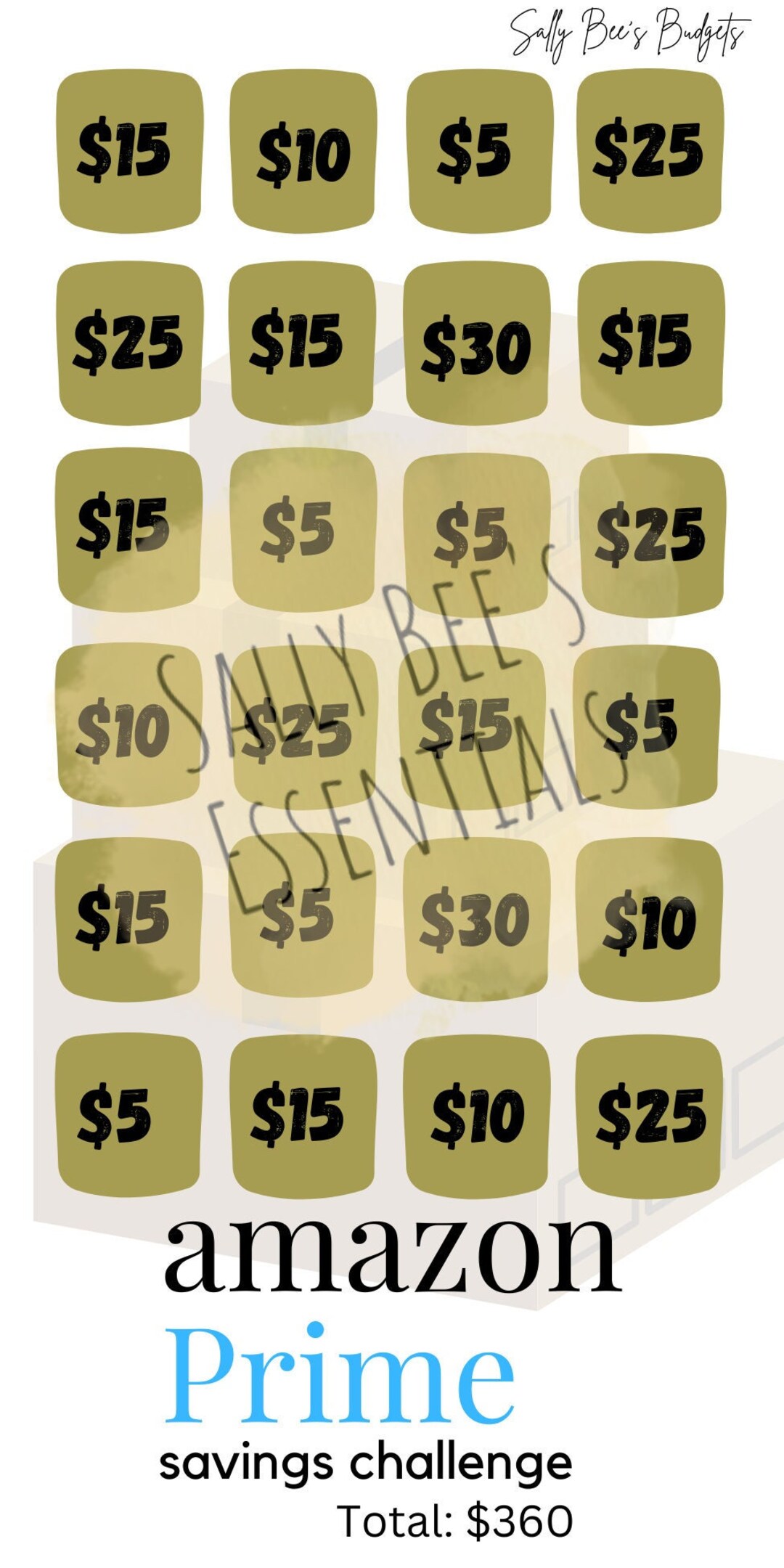 Amazon Prime Savings Challenge - Etsy