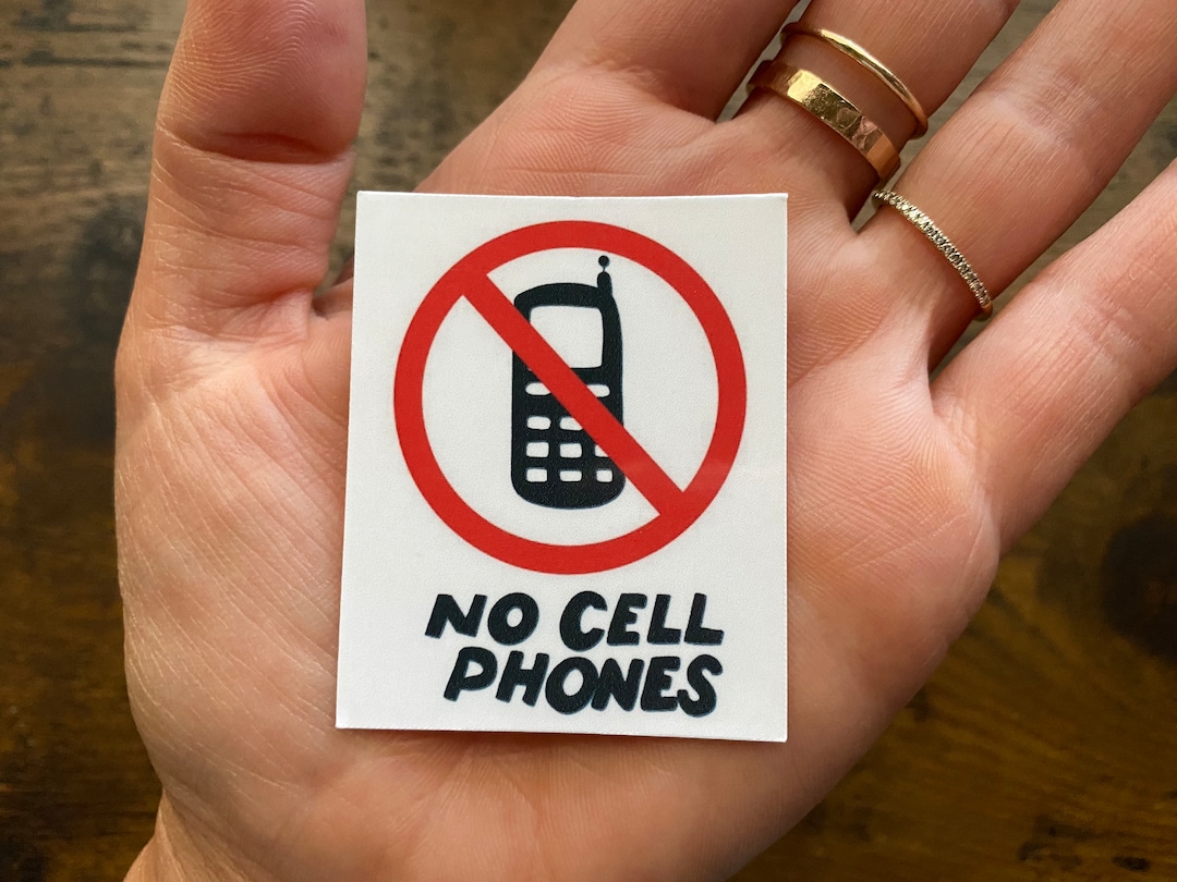 No Cell Phones Lukes Diner Gilmore Girls Sticker - Etsy