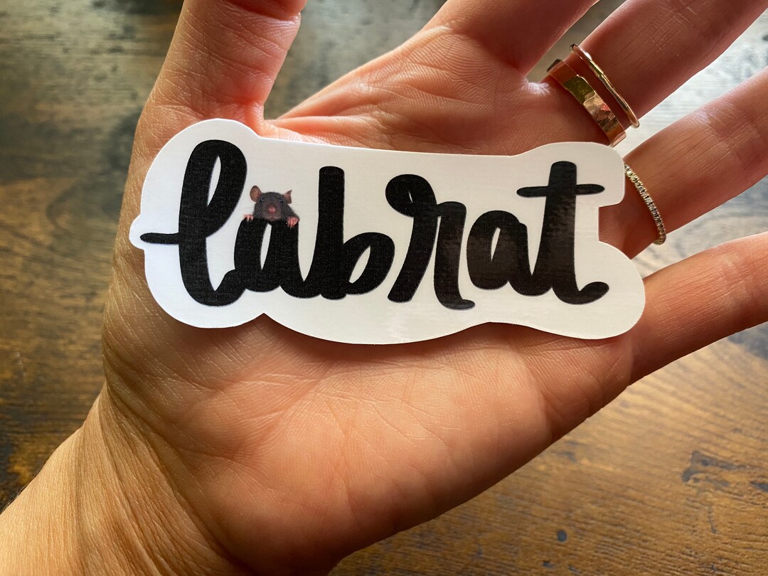 Lab Rat | Laboratory Sticker - Etsy