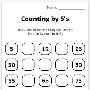 Children's Educational Counting Activity Worksheet Fruit Themed ...