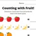 Children's Educational Spelling Activity Worksheet Fruit Themed ...