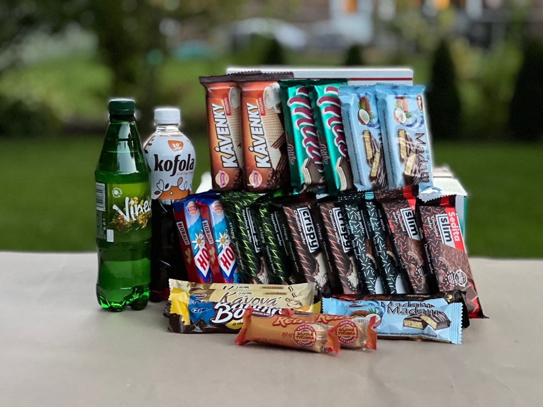 SNACK BOX Large European Czech & Slovak Variety Box Mila, Horalky ...