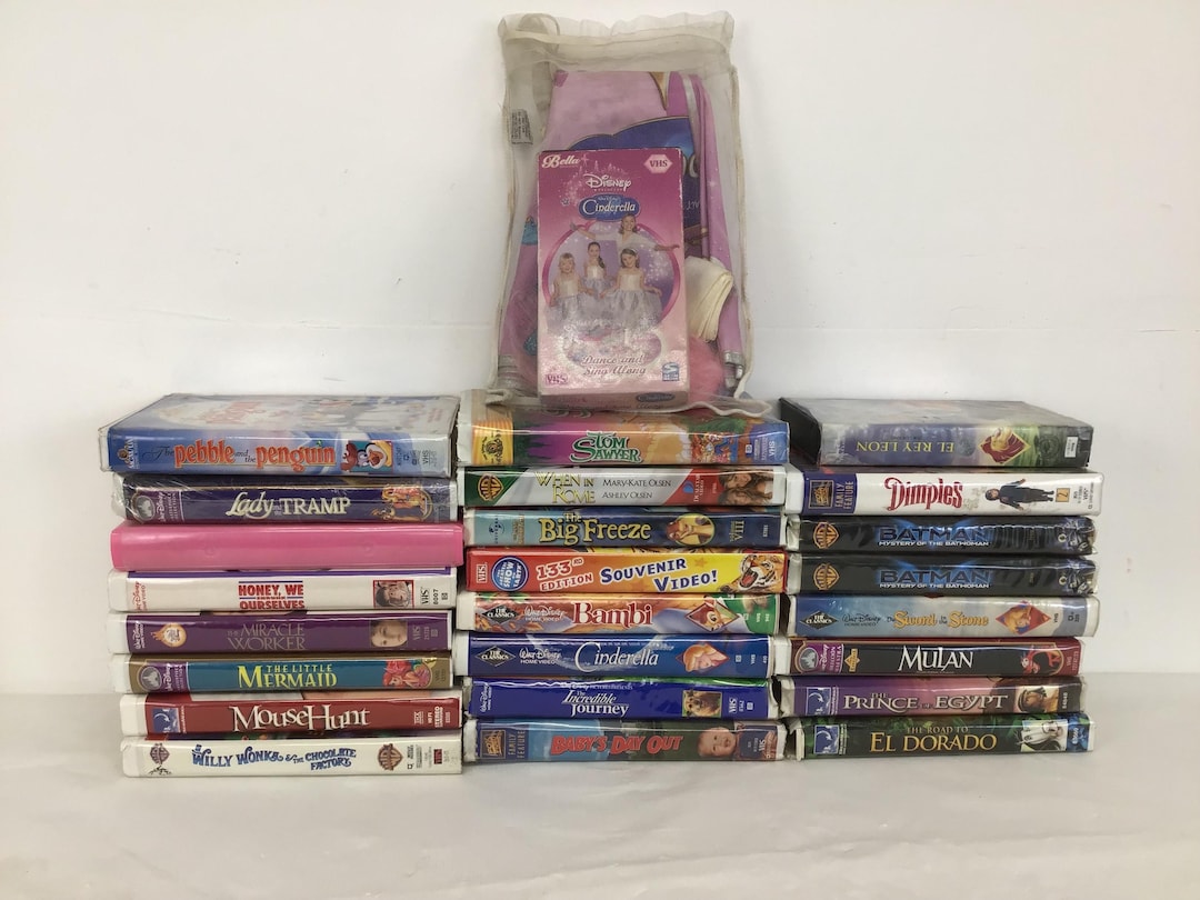 Disney VHS VCR Movie Tapes - Etsy