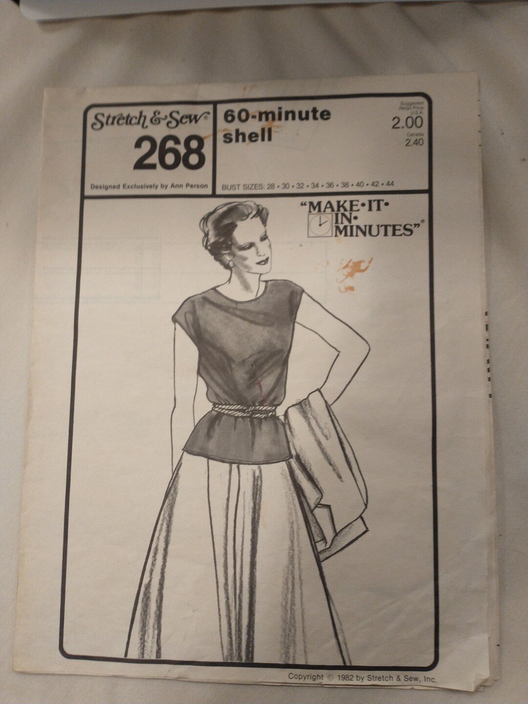 Stretch and Sew Pattern #268 60 Minute Shell Blouse - Etsy